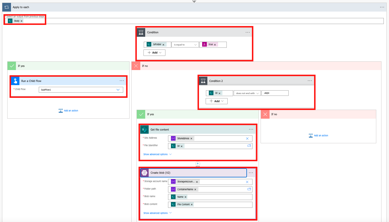 Power Automate で SharePoint 上のファイルを Azure Blob へアップロードするフローを作成するまでの記録 - Toxumuharu Azure Dev Blog