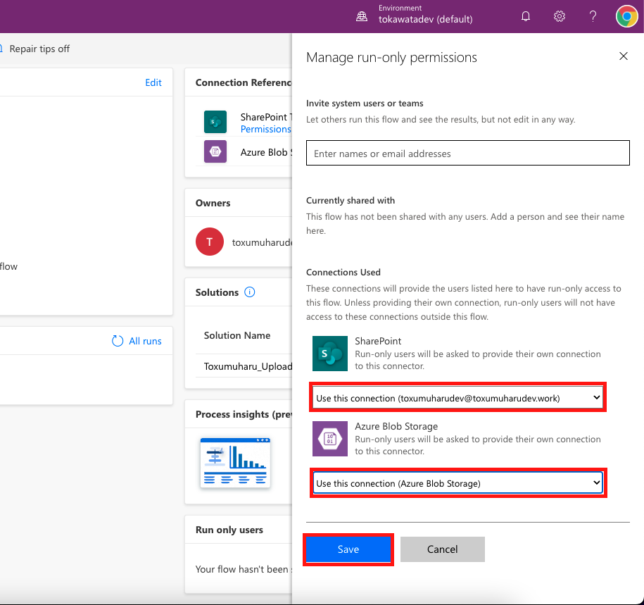 Power Automate で SharePoint 上のファイルを Azure Blob へアップロードするフローを作成するまでの記録 - Toxumuharu Azure Dev Blog