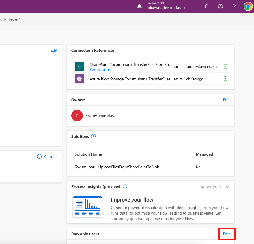 Power Automate で SharePoint 上のファイルを Azure Blob へアップロードするフローを作成するまでの記録 - Toxumuharu Azure Dev Blog